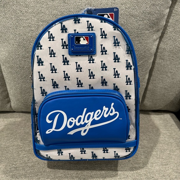 Loungefly | Bags | Loungefly Mlb Los Angeles Dodgers Clear Mini ...